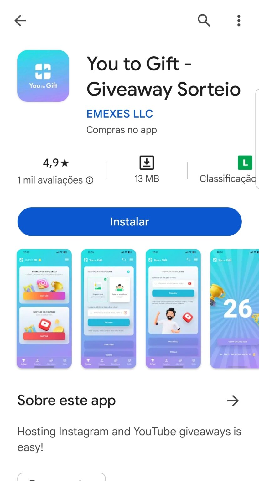 TOP 6 melhores aplicativos de sorteios para Instagram grátis